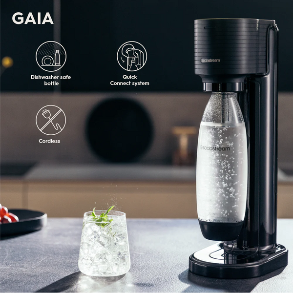 SodaStream Gaia Black DWS | Sparkling Water at Home – SodaStream New ...